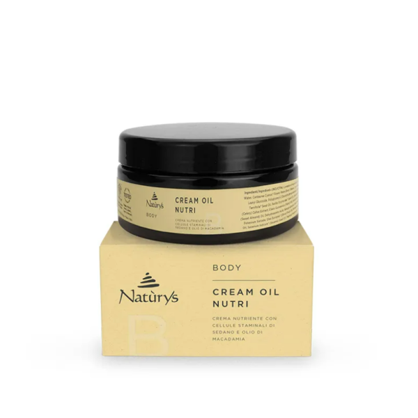 Natùrys Cream Oil Nutri - Cream with Celery Stem Cells & Macadamia Oil ...
